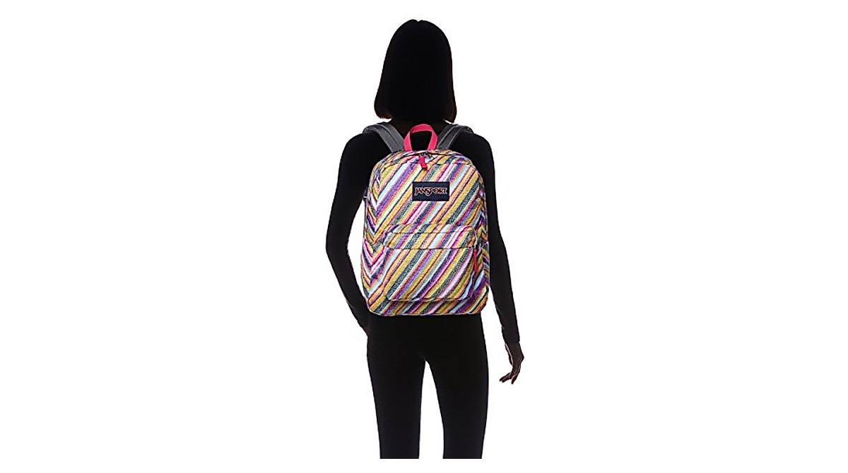 JanSport SuperBreak Backpack - Multi Texture Stripe