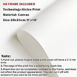 HPNIUB Unframed Inspirational Quote Art Painting,Work Hard,Be Kind,Stay Humble,Keep Smiling Art Print Set of 4 (8”X10” Motivational Phrases Wall Art for Office or Living Room Home Wall Decor