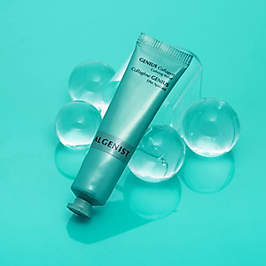 Algenist Collagen Boost, Brighten & Restore Kit - 4-Piece Anti-Aging Skincare Set - Genius Liquid Collagen, Blue Algae Vitamin C Dark Spot Correcting Peel, Calming Relief Cream & Eye Renewal Balm