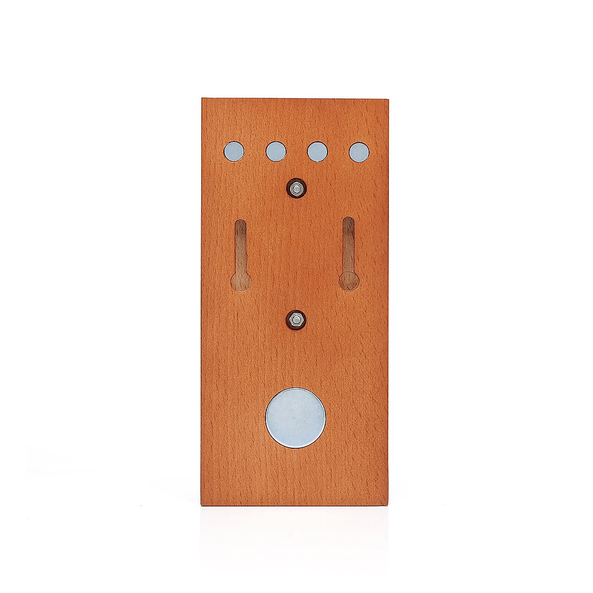 Wall Mounted Magnetic Bottle Opener and Cap Catcher with Hanging Kit, Made with Premium Beech Wood and Upgraded Stronger Magnets for Home Bar Kitchen or Man Cave