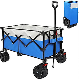 Picnic cart, car Cover Truck Dolly Foldable,330LB Capacity Portable Folding Hand Cart,Hand Truck Foldable Dolly with Retractable Handle (01)
