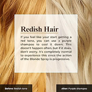 Camomila Intea Blonde Spray – Chamomile Hair Lightener with Gentle Color – No Ammonia or Parabens – 3.4oz