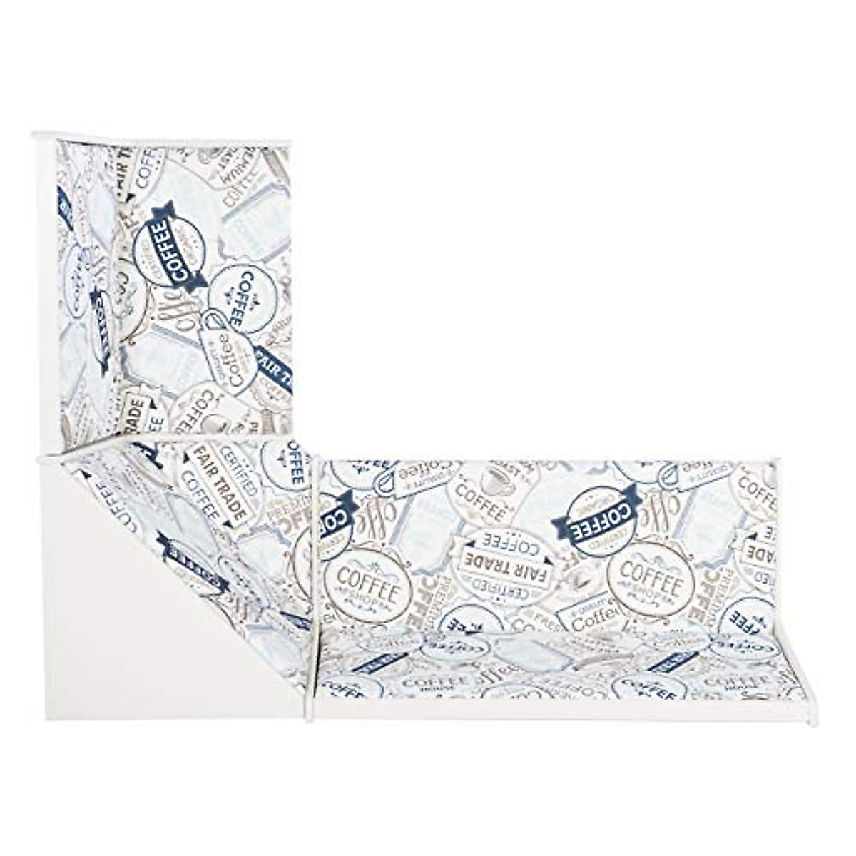 Linon Lucy Coffee Nook - White 66.25 x 34.5 x 50.25