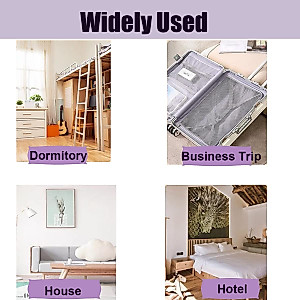 WesGen Portable Washing Machine,Foldable Touch Screen Mini Washing Machine,Small Washing Machine for Underwear,Baby Clothes or Small Items,for Apartments,Camping,(7.5 Liters),Purple (WE322)