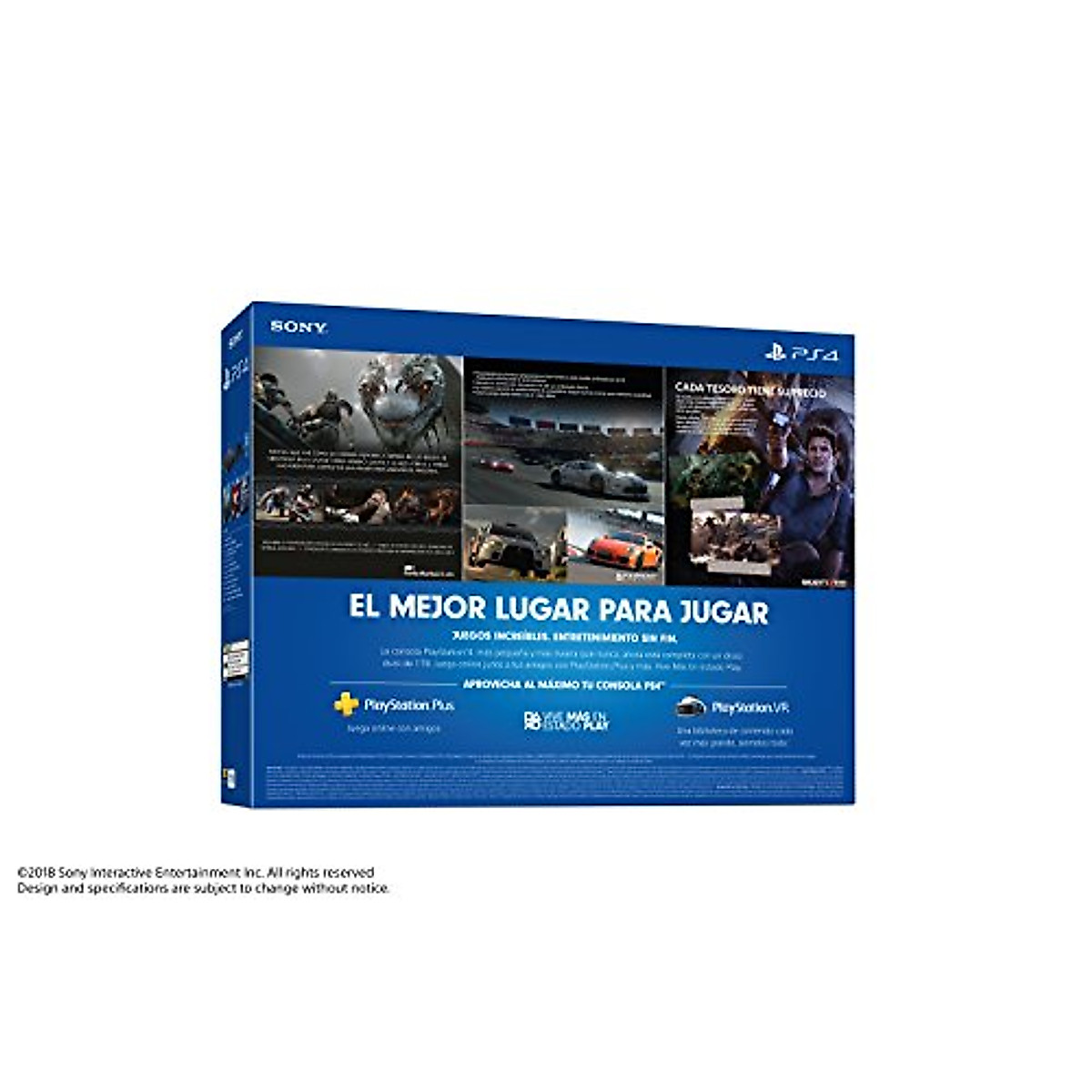 PlayStation 4 Slim (1TB) PS4 Hits Console Bundle includes God Of War, GT Sport, Uncharted 4 (Import Version)