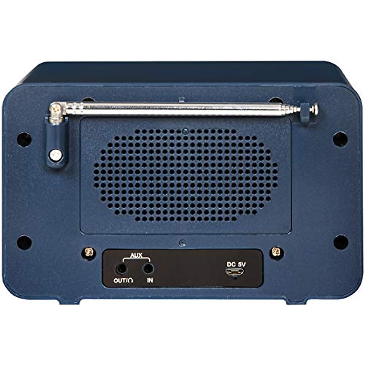 Crosley CR3036D-NV Tribute Vintage AM/FM Bluetooth Radio, Navy