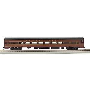 Bachmann Trains - 85' Smooth-Side Coach Car with Lighted Interior - PRR #4244 - Fleet of Modernism - HO Scale (14211),Silver