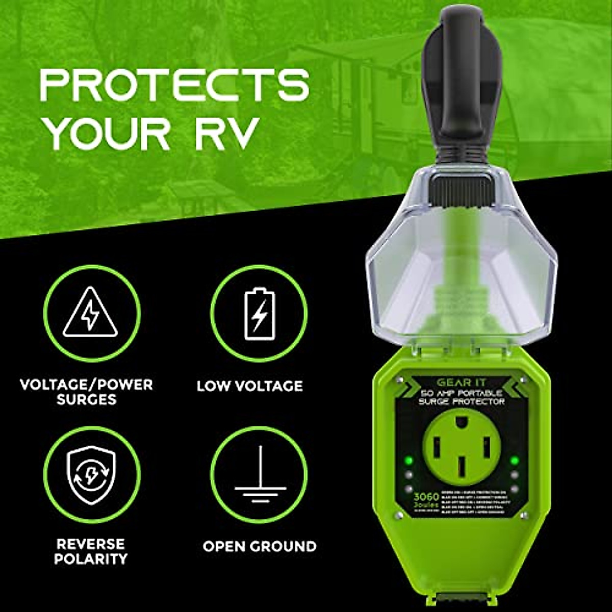 50A Generator Extension Combo Surge Protector