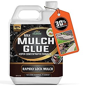 PetraTools Mulch Glue, Mulch Binder Glue, Small Gravel Binder, Landscape Adhesive, Small Gravel Stabilizer, Glue for Landscape, Small Pebble Glue, Landscape Lock (32oz)