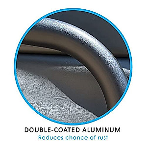 Puri Tech Cover Lifts Pivot Top Mount Spa & Hot Tub Cover Lift Removal System Double Coated Aluminum Structure Fits Most Spas & Hot Tubs (Black)