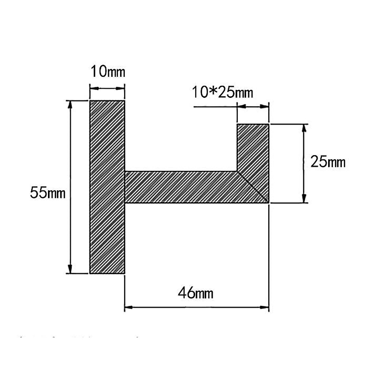 EdirFtra Chrome 304 Stainless Steel Towel Hook Hanger for Bathroom Single Towel Robe Hook Coat Hanger Wall Mounted,118g
