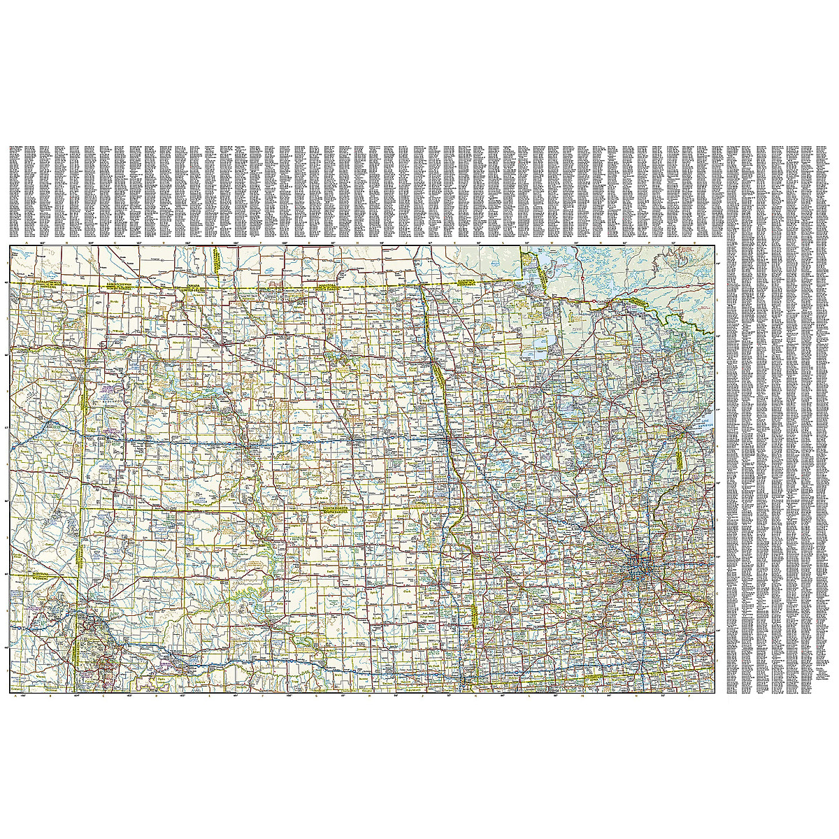 United States, Northern Plains Map (National Geographic Adventure Map, 3122)
