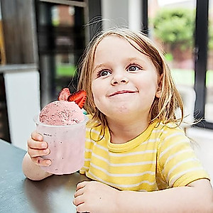 Ice Cream Pint Container, Ice Cream Pints Cup with Lids Replacements for Ninja Creami Pints, Ice Cream Pints Kitchen Accessories for NC301 NC300 NC299AM Series Ice Cream Maker (Multicolor)