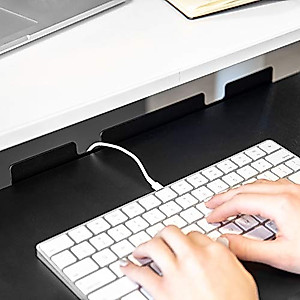 TechOrbits Keyboard Tray Under Desk – 27" Clamp On Keyboard Drawer Computer Stand – Ergonomic Mouse & Keyboard Sliding Tray Computer Desk Extender