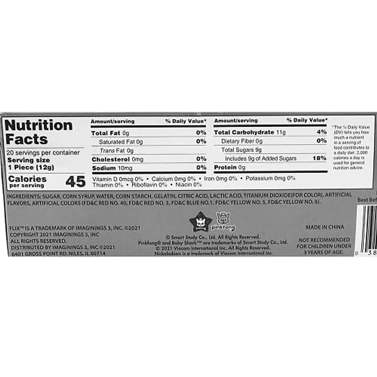 Imaginings 3 Baby Shark Lollipop Rings, Individually Wrapped Birthday Party Favors, Character Shaped Assorted Fruit Flavored Lollipops, Candy Goody Bag Fillers, 18 Rings