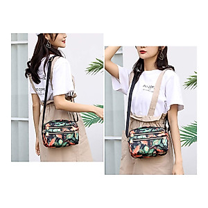 NOTAG Small Crossbody Bags Nylon Travel Shoulder Handbags Women Messenger Purses Pocketbooks (Yellow)