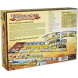 Czech Games Through The Ages by CGE Edition, Strategy Board Game