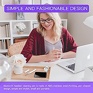 FranyyCo Bluetooth Earbuds Cleaning Pen, Multifunction Airpod Cleaner Kit for Wireless Earphones Bluetooth Headphones Charging Box Accessories, Computer, Camera and Mobile Phone.