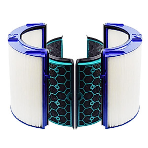 MaximalPower HEPA Filter and Carbon Filter for Dyson TP04 HP04 DP04 Air Purifier - Pure Cool Purifier Fan Replacement Filter True Glass HEPA Filter (1 Set)