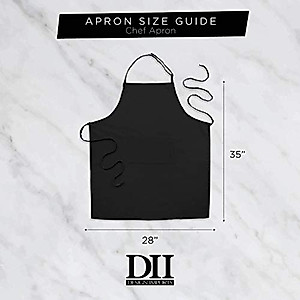 DII Kitchen Gift Set Collection, Apron, Pot Holder & Oven Mitt, Blue Market, 3 Piece