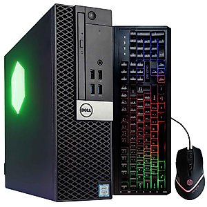 Dell(RGB Workstation PC Desktop Computer | Editing and Design | GeForce K1200 4GB GPU | Intel Core i5 | 32GB DDR4 RAM, 500GB NVMe + 4TB HDD | Wi-Fi | Windows 10 Pro (Renewed)