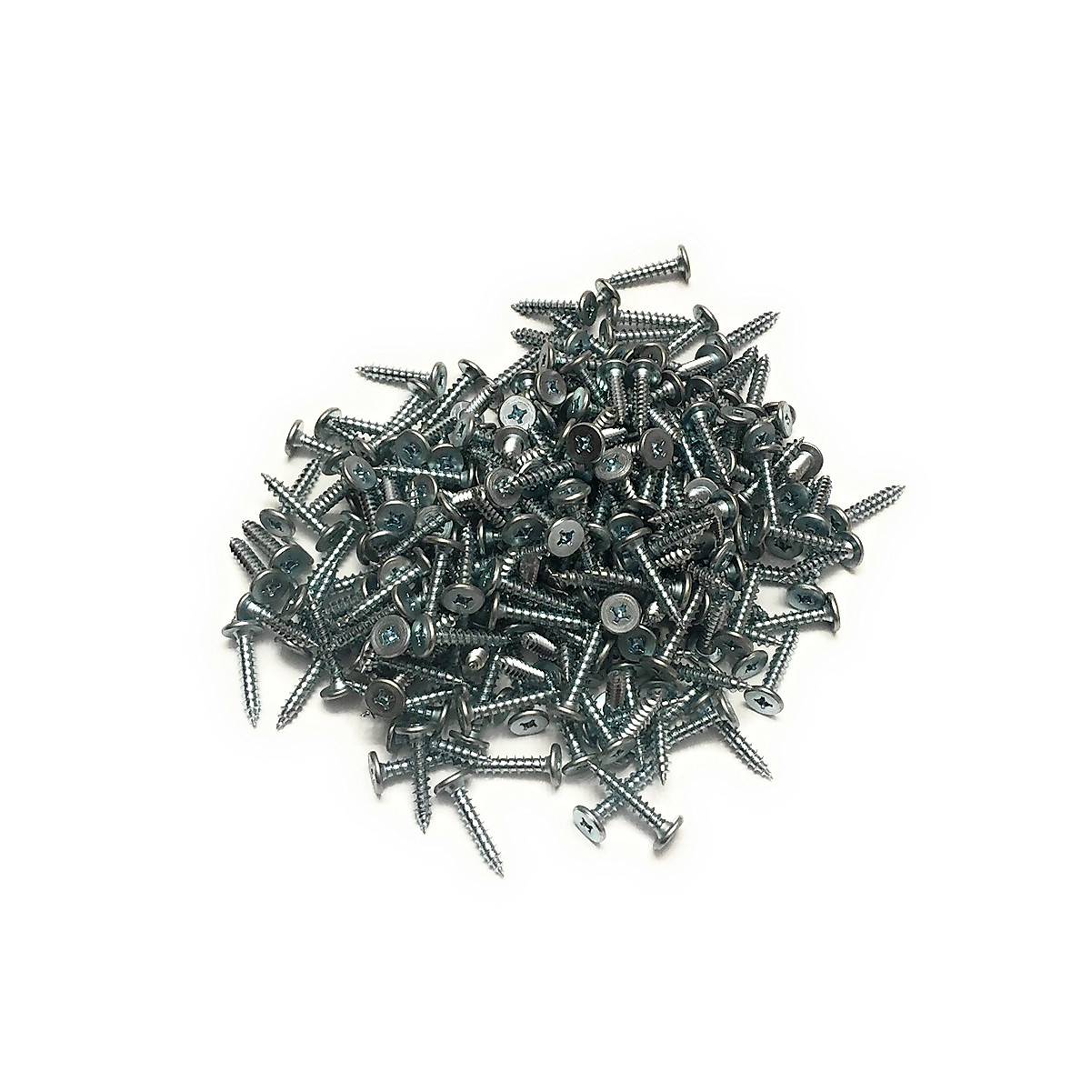 (250) Phillips Pancake Head #10 x 1 Self-Piercing Screws (Zinc)