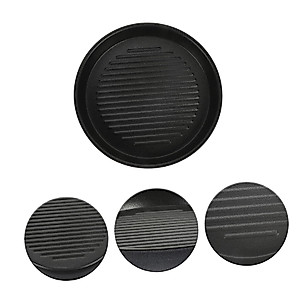 Cabilock non stick frying pan steak pans for grill skillet microwave barbecue pan induction pan grill pan for stove square grill pan bbq grilling pan bbq skillets aluminum round platter