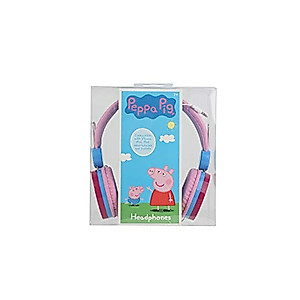 Peppa Pig Over The Ear Headphones HP1-01057 | Soft and Cushioned Ear Pieces to Fit Any Size, Adjustable Headband Headphones, Great Sound, Volume Limiting Technology, Model Number: HP1-01708