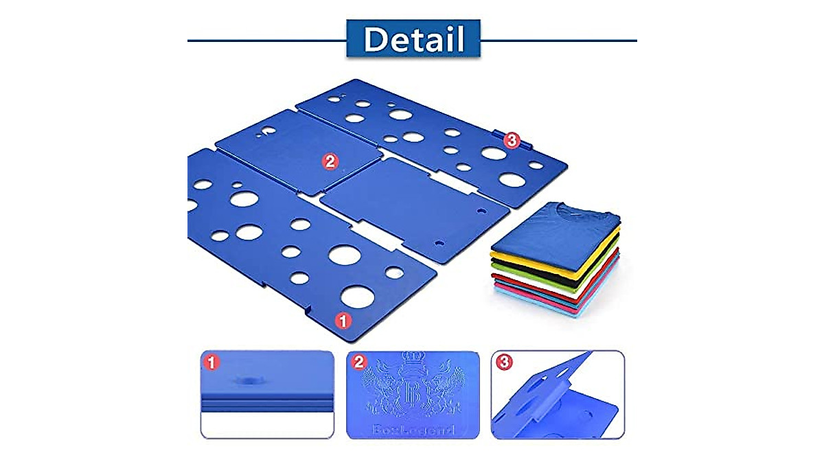BoxLegend Version 5 Shirt Folding Board - Fast & Easy Clothes Organizer