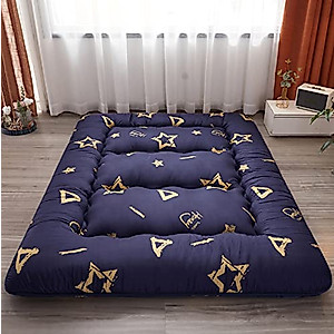 Heimorn Japanese Floor Mattress, Japanese Futon Mattress, Shikibuton Foldable & Portable Camping Mattress with Washable Cover, Star Full-XL