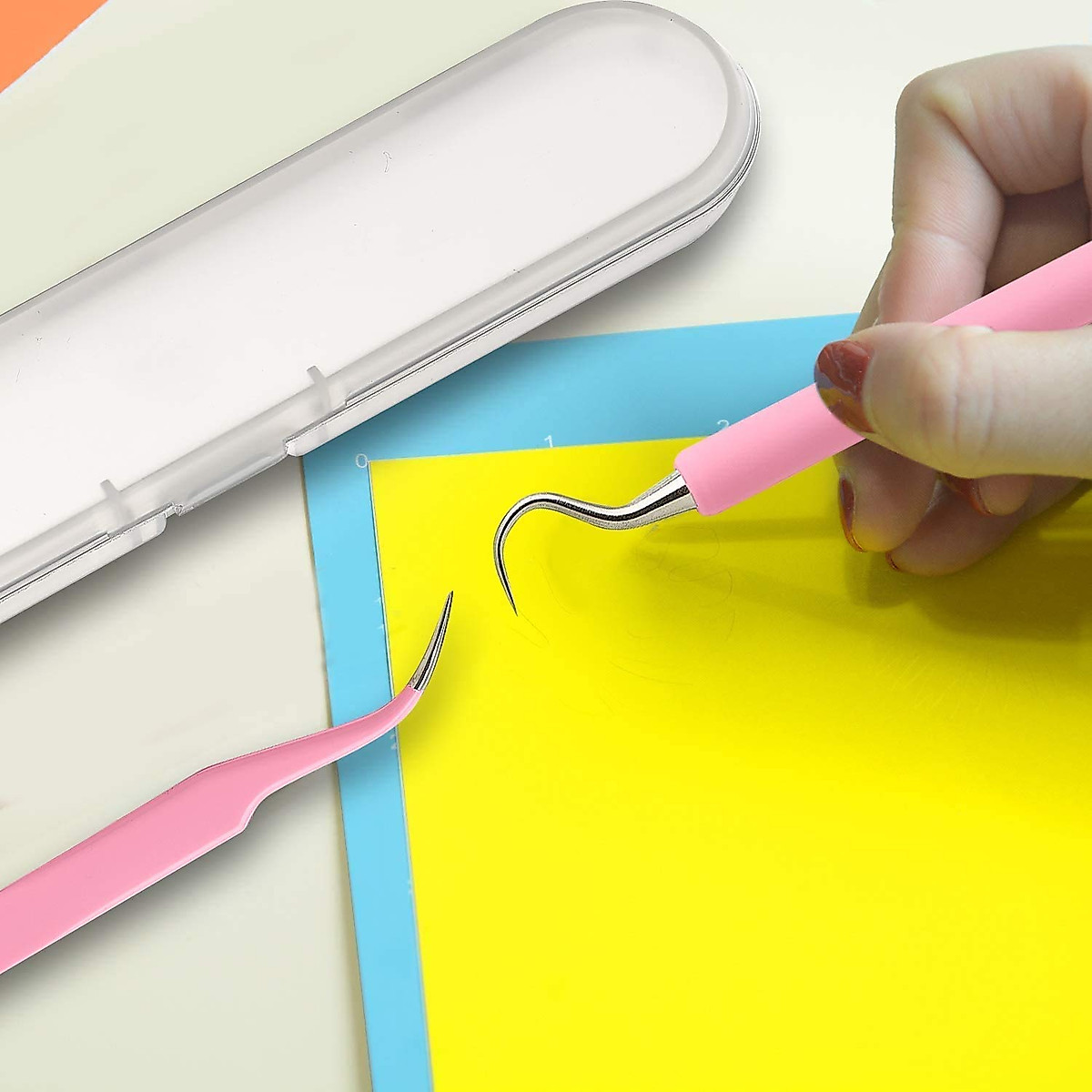 iVyne Cordless Light Pad with iVyne 2 Pc Essential Tools and Vyne Berry Suction Scrap Collector - Pink