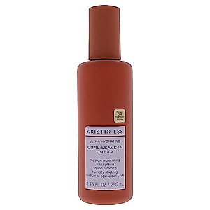 Kristin Ess Hair Ultra Hydrating Curl Leave-In Cream Conditioner for Curly Hair with Frizz Control, Humidity Shielding, Vegan, Color + Keratin Safe, 8.45 fl oz (Pack of 1)