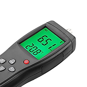 Ph Messgerät,Deosdum Feuchtemessgerät Smart Sensor As218 Digital Ph Meter Tester 0.00~14.00 Ph Moisture Measuring Instrument Ph Meter