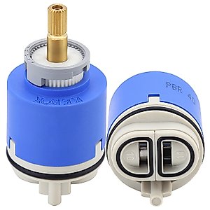Kerox PBR 40 Faucet Cartridge, Replacement Cartridge Compatible with La Torre, Cascade & Nobili, Single Lever Shower Tub Repair, Tub Faucet Cartridges, Kitchen & Bathroom Faucet Cartridge Replacement