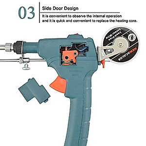 Soldering Gun, NEWACALOX Automatic 60W Electronics Solder Iron Gun Kit, Soldering Tools with Desoldering Pump, Tweezers, Soldering Wires, for Jewelry, Home DIY, Circuit Board Repair