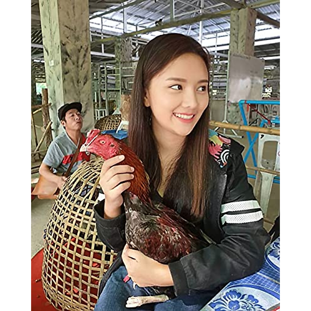 HULX Rooster Booster Lotion KAMIN NANOGEL PHLAI TURMARIC Extract 50 ML. Poultry Bird Chicken Vitamins Nourish Body Red Skin, Relax Muscles, Wound HEAL Quickly Recover After Fighting Rooster Gamefowl