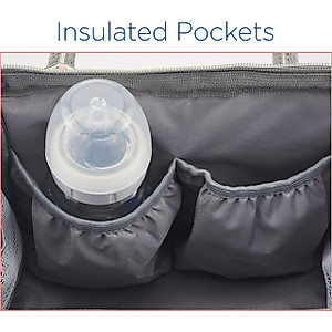 Nolla Breast Pump and Diaper Bag (Black)