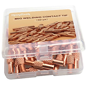 30 pcs MIG Welding Contact Tip - 186-419 .030" for Miller Welder Gun Spoolmate 100, 200, 3035, 185 and Hobart Spoolgun DP-3035, SpoolRunner 100,Handler 125, 125 Ez, 130, 140, 190, 210MVP etc