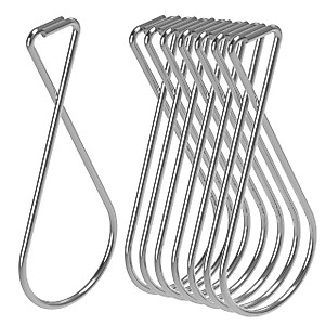 NACETURE Ceiling Hook Clips- 100 Pack Drop Ceiling Hanger Hooks Hanging on Suspended Ceiling Tile, Grid Clips Heavy Duty for Light Plant Office Home Stores Classroom and Wedding Decorations