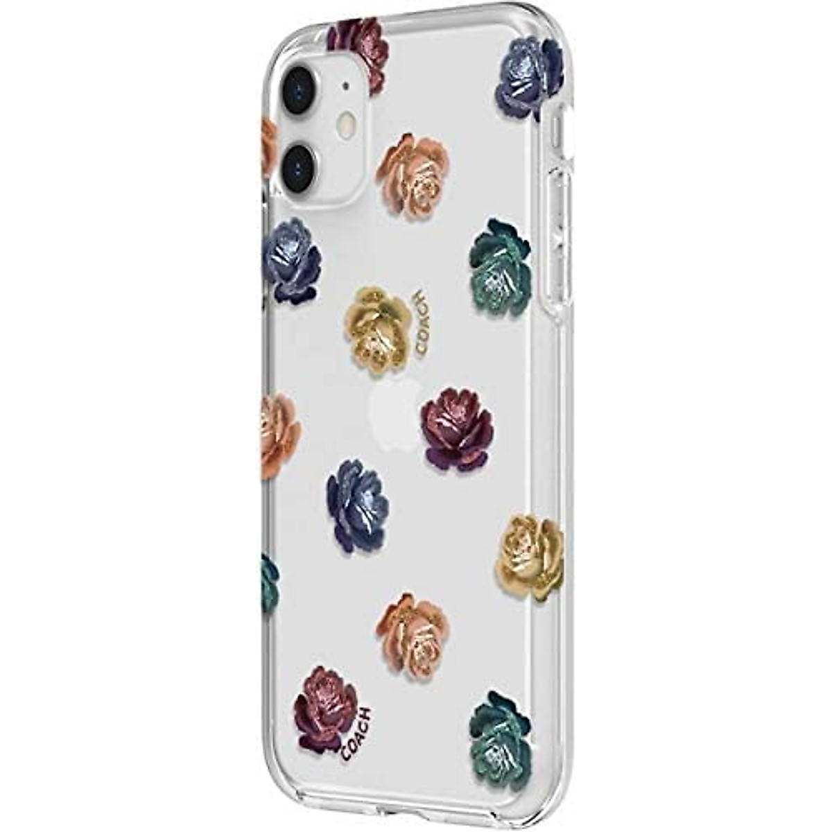 Coach - Dreamy Peony Protective Case for Apple iPhone 11 - Clear/Rainbow/Glitter (Clear/Rainbow/Glitter, iPhone 11)