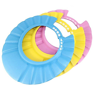 Baby Shampoo Shower Protection Cap Waterproof Bathing Hat （3 Pack）