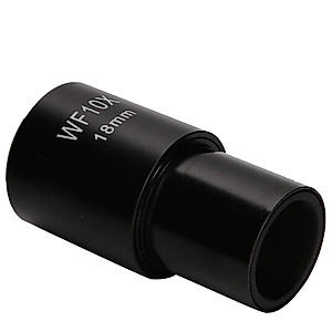 Eyepiece, WF10X/18mm Lenses Biological Microscope Wide-Angle Eyepiece Optical Lenses with Scale for Biological Microscopes