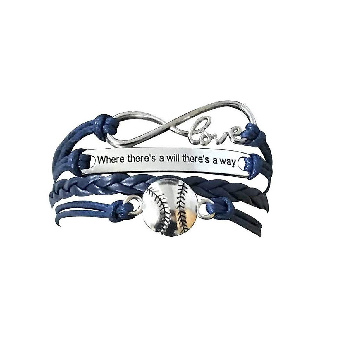Infinity Collection Baseball Bracelet- Baseball Jewelry For Women - Gift for Baseball Moms