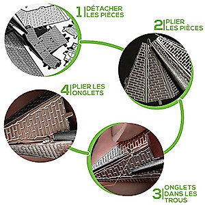 Fascinations Metal Earth Harry Potter Metal Earth Hagrid's Hut 3D Metal Model Kit