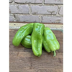 Cubanelle (Capsicum annuum.) 250mg Seeds for Planting, Pepper-Sweet, Italian Frying Pepper, Cuban Pepper., Pimiento de Cocinar de Cocinar, Open Pollinated, Non GMO, Vegetable Garden