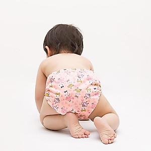 Toddler Underwear Girls 3T, Baby Girls' Training Underpants, Baby Girls' Rubber Pants, Plastic Diaper Covers for Swim Underwear Toddler Training Pants