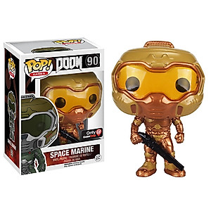 Funko Pop! Games DOOM Gold Space Marine #90 (Exclusive)
