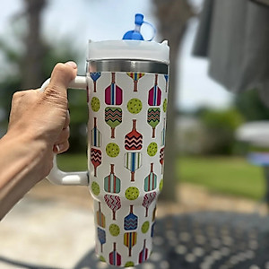 born to rally Pickleball Tumbler- 30oz (Multi)