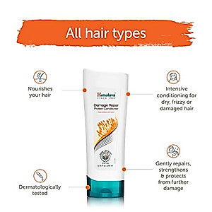 Himalaya Damage Repair Protein Conditioner, to Deep Condition and Repair Hair, 6.76 Fl Oz (200ml)