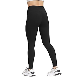 VALANDY High Waisted Leggings for Women Stretch Tummy Control Athletic Workout Running Yoga Pants Black Plus Size
